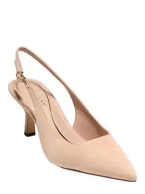 Cole Haan Hansell Slingback Pumps - Tuscan Sand Suede