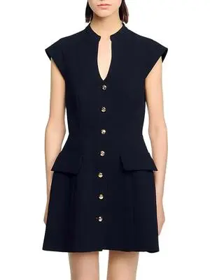 Sandro Mini Dress - Black