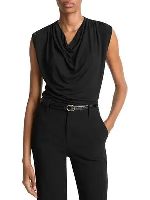 Vince Draped Top - Black