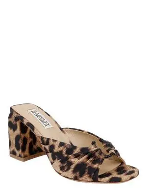 Badgley Mischka Vayla Slide Sandal - Natural Leopard