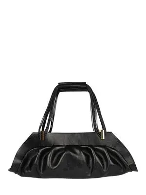 Jeffrey Campbell Mothership Leather Handbag Black