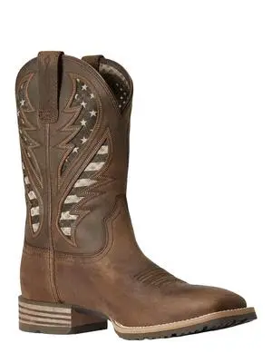 Ariat Hybrid Venttek™ Western Boot - Distressed Brown