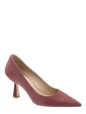 STUART WEITZMAN Supersculpt 75 Pointed Toe Pumps Dusty Berry