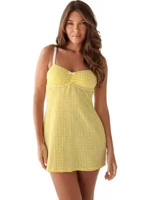 DIPPIN DAISY'S Nicola Mini Dress Limone