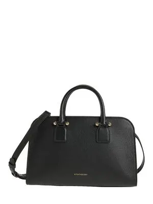 Strathberry Midi Georgia Leather Tote - Black