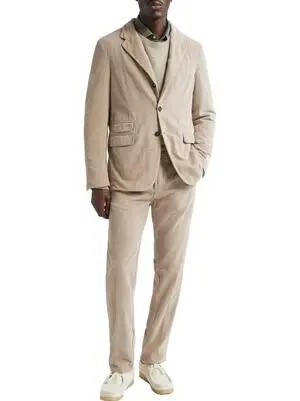 Massimo Alba Sloop Pinwale Corduroy Suit - Ice