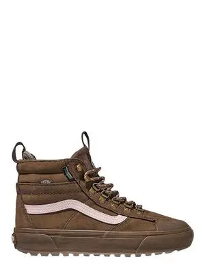 VANS Sk8-hi Waterproof Mtein High-top Sneakers - Teak Brown/pink