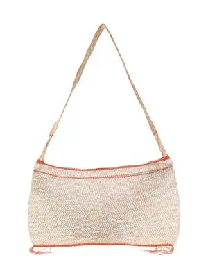 SLO_HAND_MADE Contrast-trim Tote Bag - Neutrals