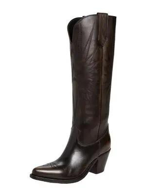 GOLDEN GOOSE DELUXE BRAND Wish Star Distressed Bull Leather Boots