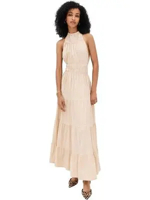 LE BOP Astrid Maxi Dress - Taupe