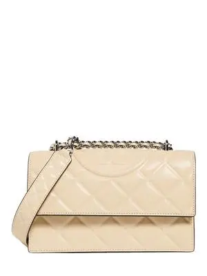 Tory Burch Fleming Small Convertible Shoulder Bag - Vanilla Soft Serve