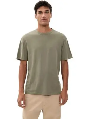 Officine Générale Crew Neck Tee - Olive