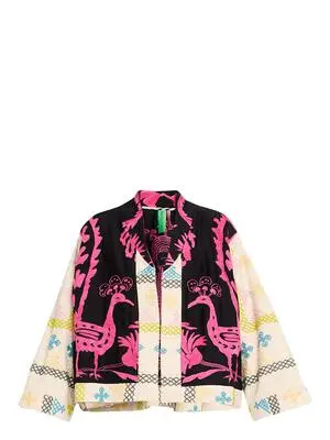 Rianna + Nina Embroidered Kimono Jacket - Multi