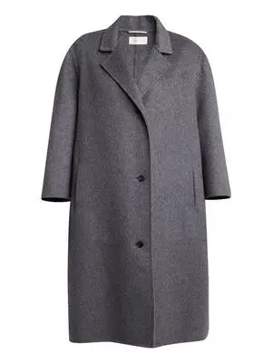 THE ROW Gustaf Cashmere-silk Single-breasted Coat - Gray
