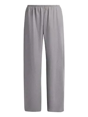 THE ROW Gala Wide-Leg Pants Gray