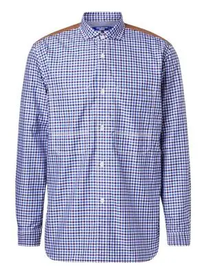 Junya Watanabe Checked Cotton Shirt - Blue
