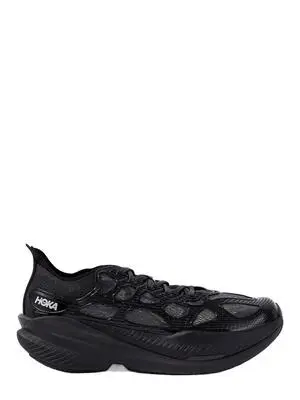 Hoka One One Mach X Caged Running Shoes - Black