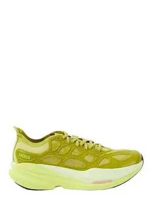 Hoka One One Mach X Caged Running Sneakers - Green