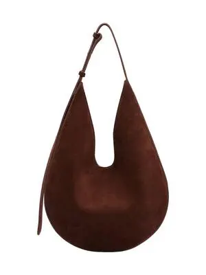 AESTHER EKME Medium Suede Shoulder Bag - Brown