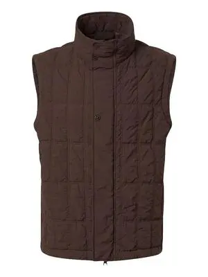 Stone Island Ghost Quilted Puffer Vest - Brown