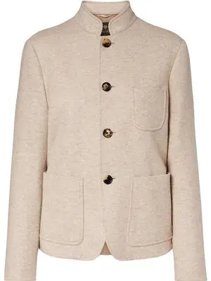 Loro Piana Spagna Mini Cashmere-blend Jacket - Beige