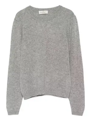 Bruno Manetti Cashmere Crew-neck Sweater - Grey