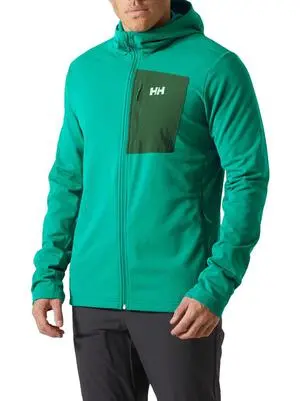 Helly Hansen Versalite Fleece Hooded Jacket Signal Green