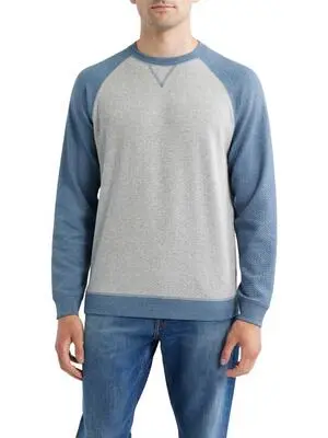 Johnnie-o Weyburn Textured Sweatshirt - Light Gray