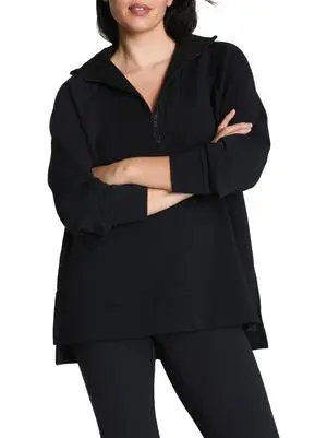Spanx SPANX® Airessentials Half Zip Tunic Very Black