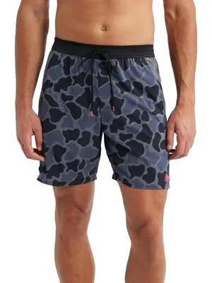 FLORENCE Airtex 2-in-1 Utility Shorts Black Camo
