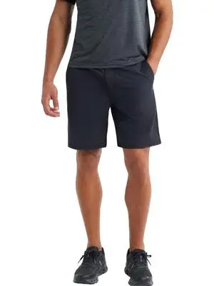 FLORENCE All-Purpose Stretch Nylon Hybrid Shorts Black