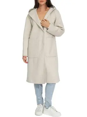 BELLE & BLOOM Wool-blend Overcoat - Oat Marle