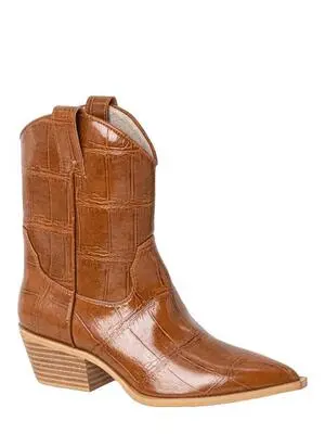 SHU SHOP Zouzou Western Boots - Camel