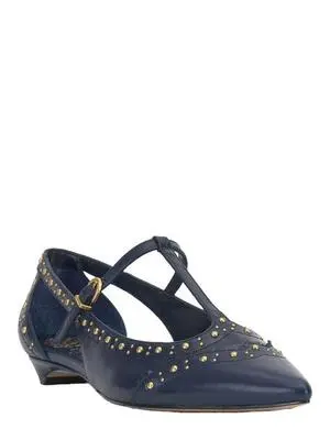 Vince Camuto Valkie Pointed Toe Flat - Deep Navy