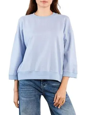 HINT OF BLU Relaxed Fit Boxy Sweatshirt - Kentucky Blue