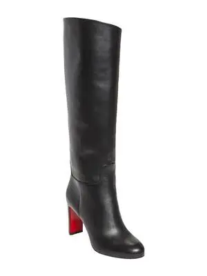 CHRISTIAN LOUBOUTIN Loo Botta Tall Boots Bk01  Black