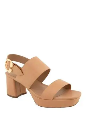 Aerosoles Prym Platform Sandal - Beige