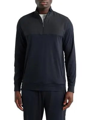 Zella Quarter Zip Pullover - Black Caviar