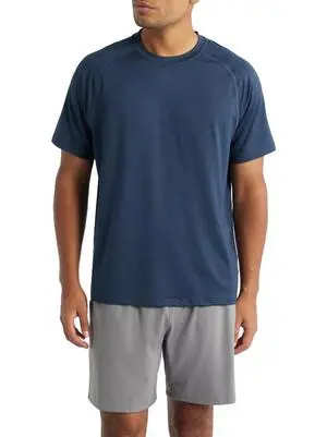 Zella Perforated Training T-shirt - Navy Eclipse