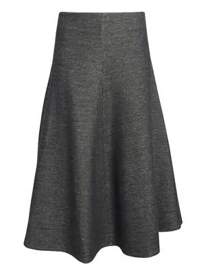 Max & Co. Jersey Flared Midi Skirt - Grey