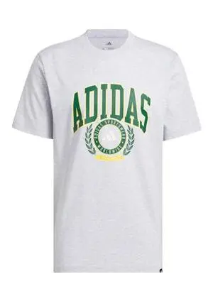 Adidas Varsity Crest Graphic T-shirt - Light Grey Heather