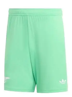 Adidas Arsenal 25/26 Third Goalkeeper Shorts - Semi Screaming Green White