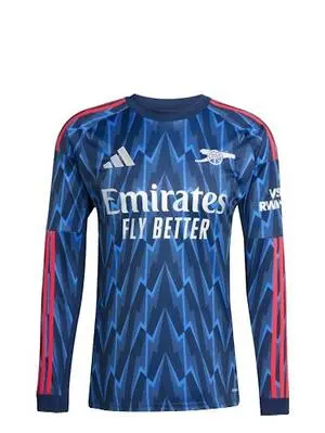Adidas Arsenal 25/26 Long Sleeve Away Jersey - Night Indigo Grey Two