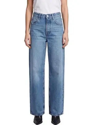Jacquemus Le Denîmes High-waisted Wide-leg Jeans - Blue