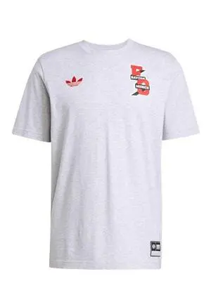 Adidas Fc Bayern Vrct Tee Shirt - Light Grey Heather