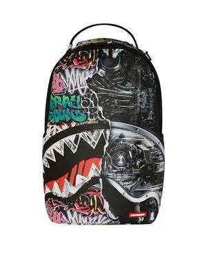 SPRAYGROUND Split Cybershark Dlxsv Backpack - Black