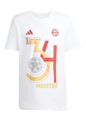 Adidas Fcb Championship Winner T-shirt - White