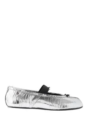 MAISON MARGIELA Tabi Split-toe Ballet Flats - Silver