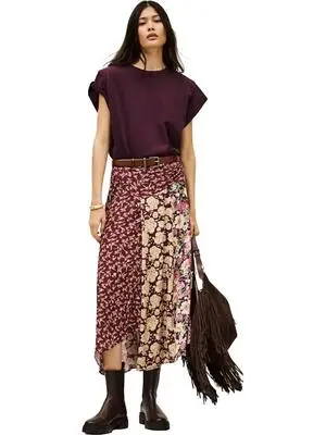 BA&SH Ilixia Midi Skirt