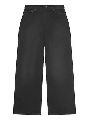 The Kooples Wide-leg Denim Jeans - Black